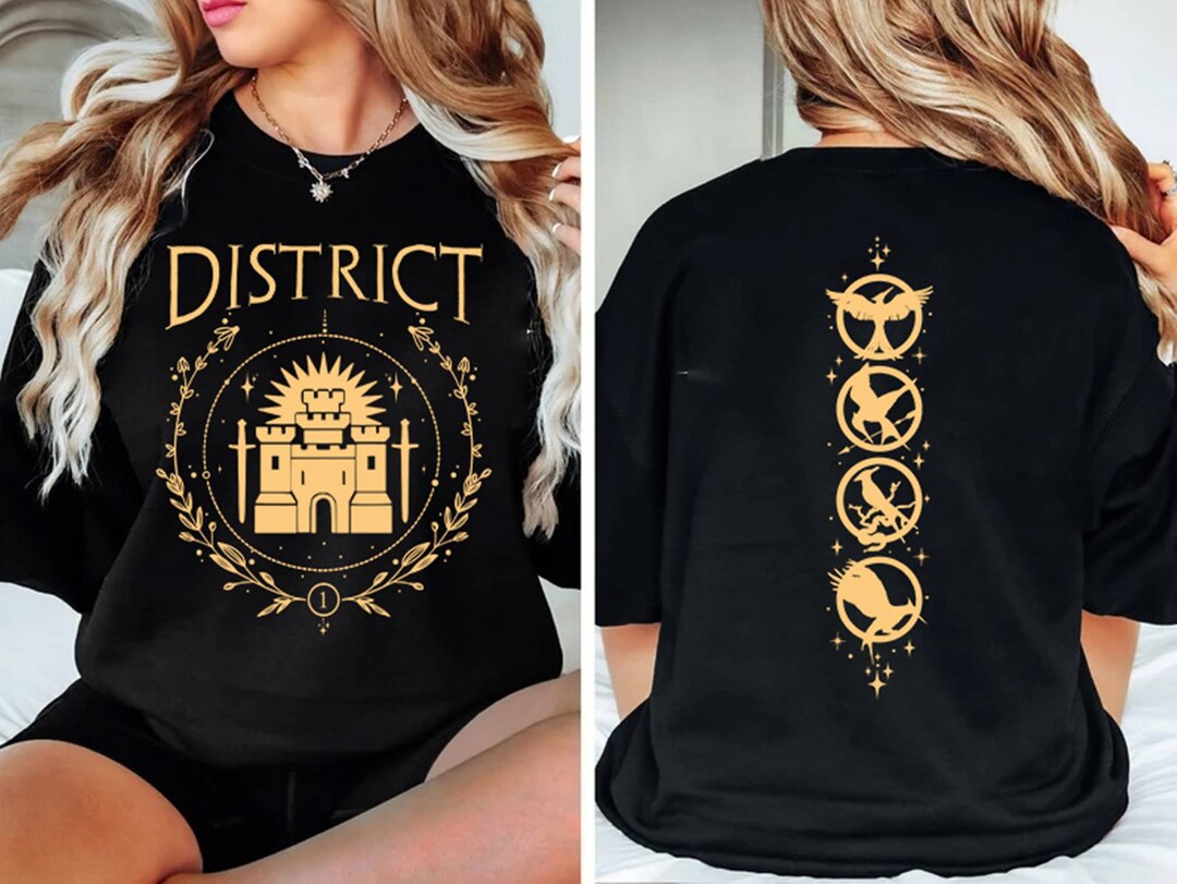 The Hunger Games 12 District Tribute Shirt, Book Lover Gift, the Hunger ...