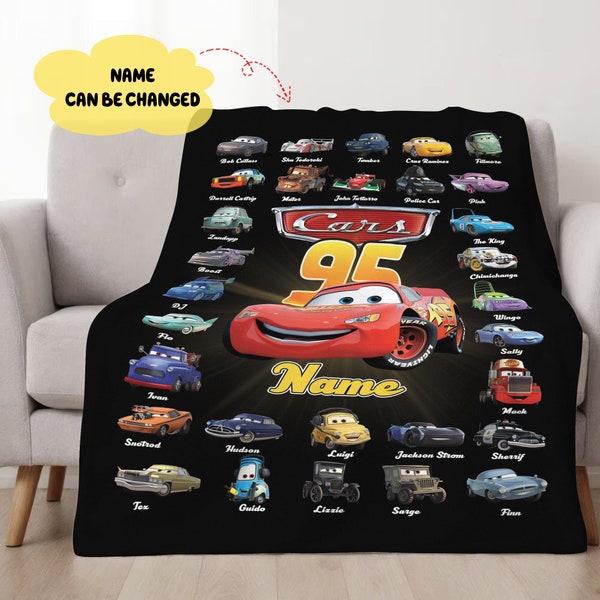Pixar Characters Blanket - Etsy