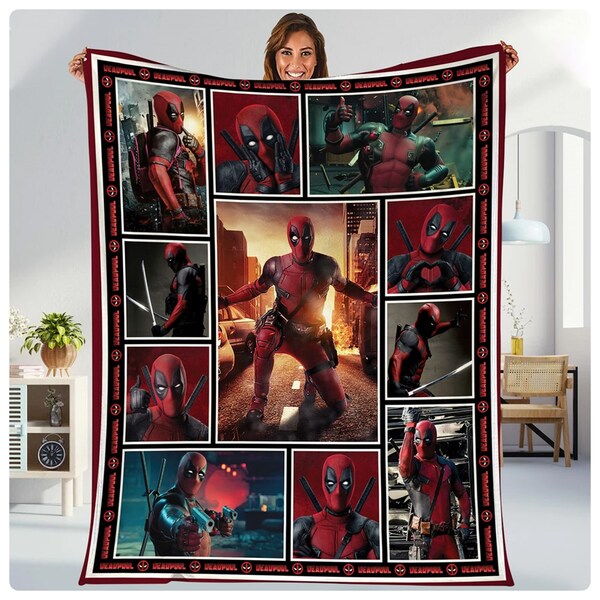 Deadpool and Wolverine Throw Blanket - Etsy