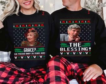 The Blessing Uncle Lewis and Aunt Bethany Ugly Christmas Sweatshirt ...