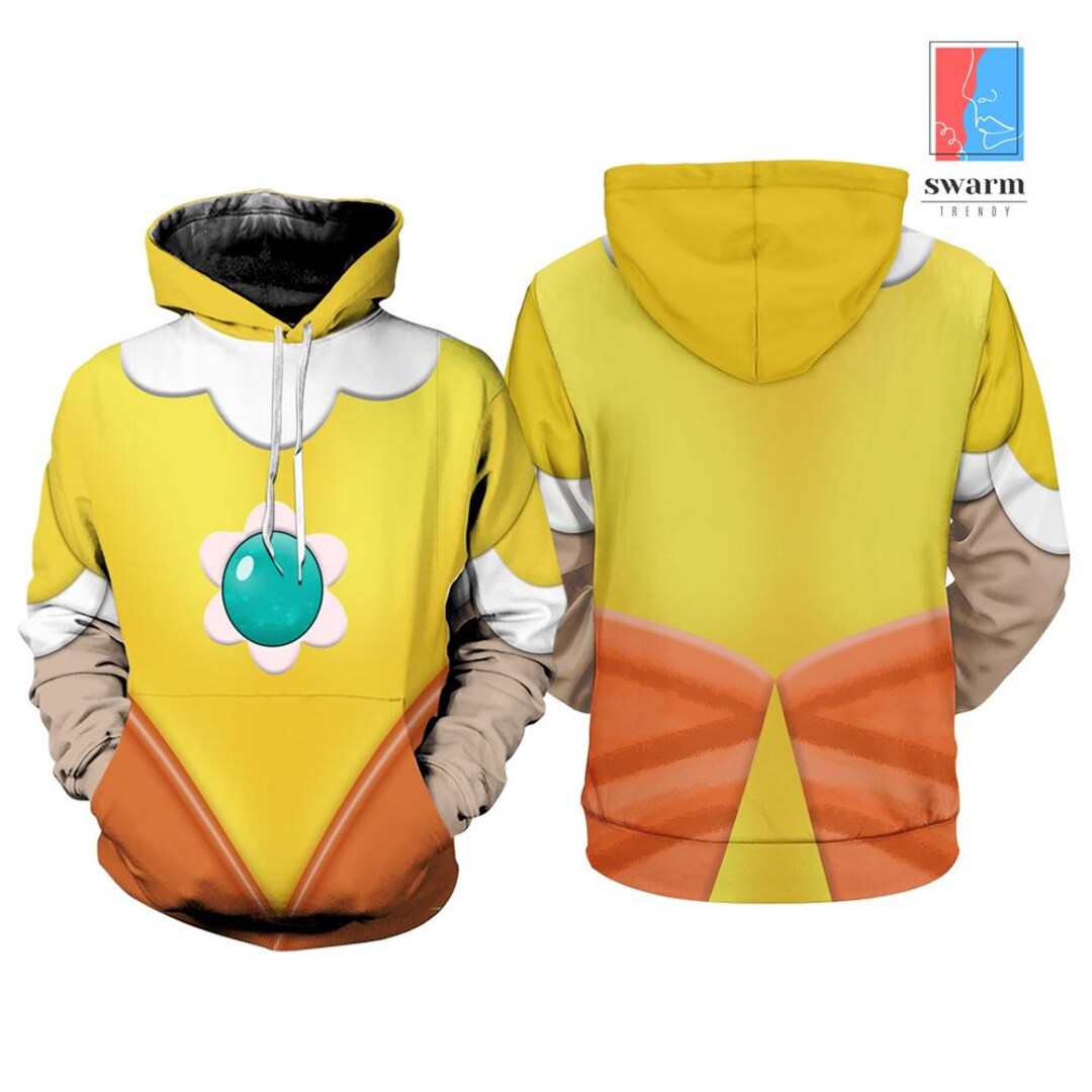 Super Mario Princess Daisy Full Over Print Hoodie | Super Mario ...