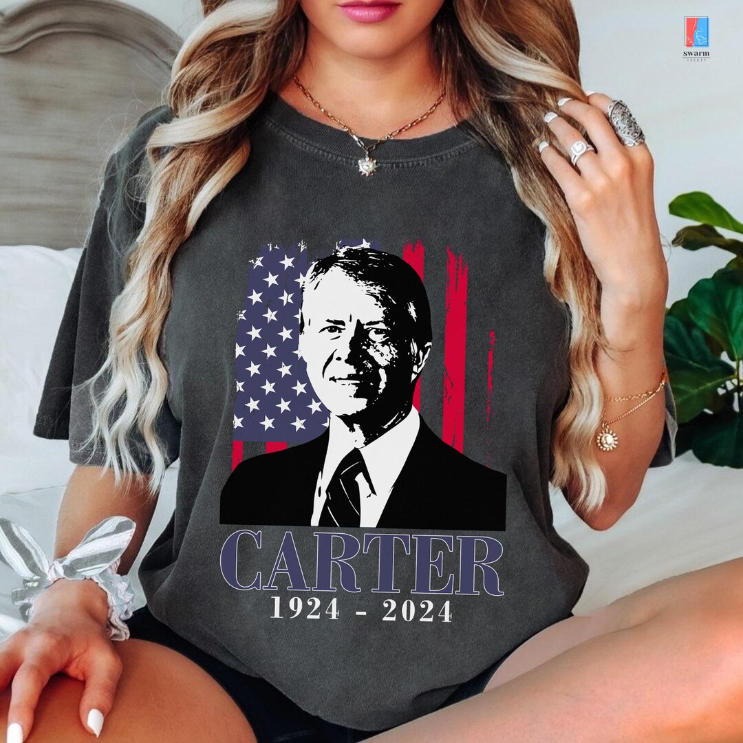 RIP Jimmy Carter Shirt Jimmy Carter 1924-2024 Shirt Jimmy Carter 39th ...
