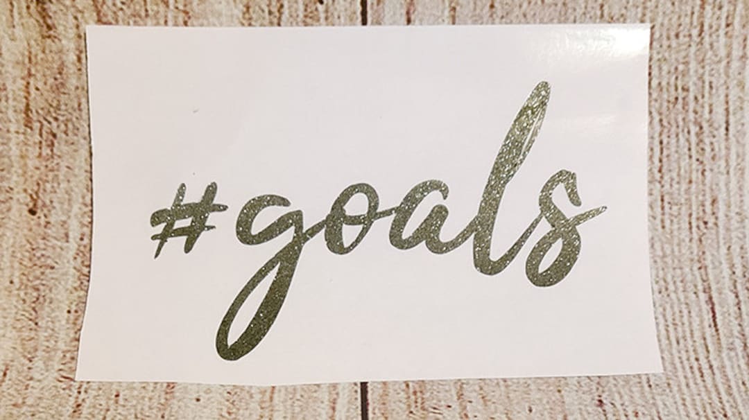 Goals Sticker Decal - Etsy