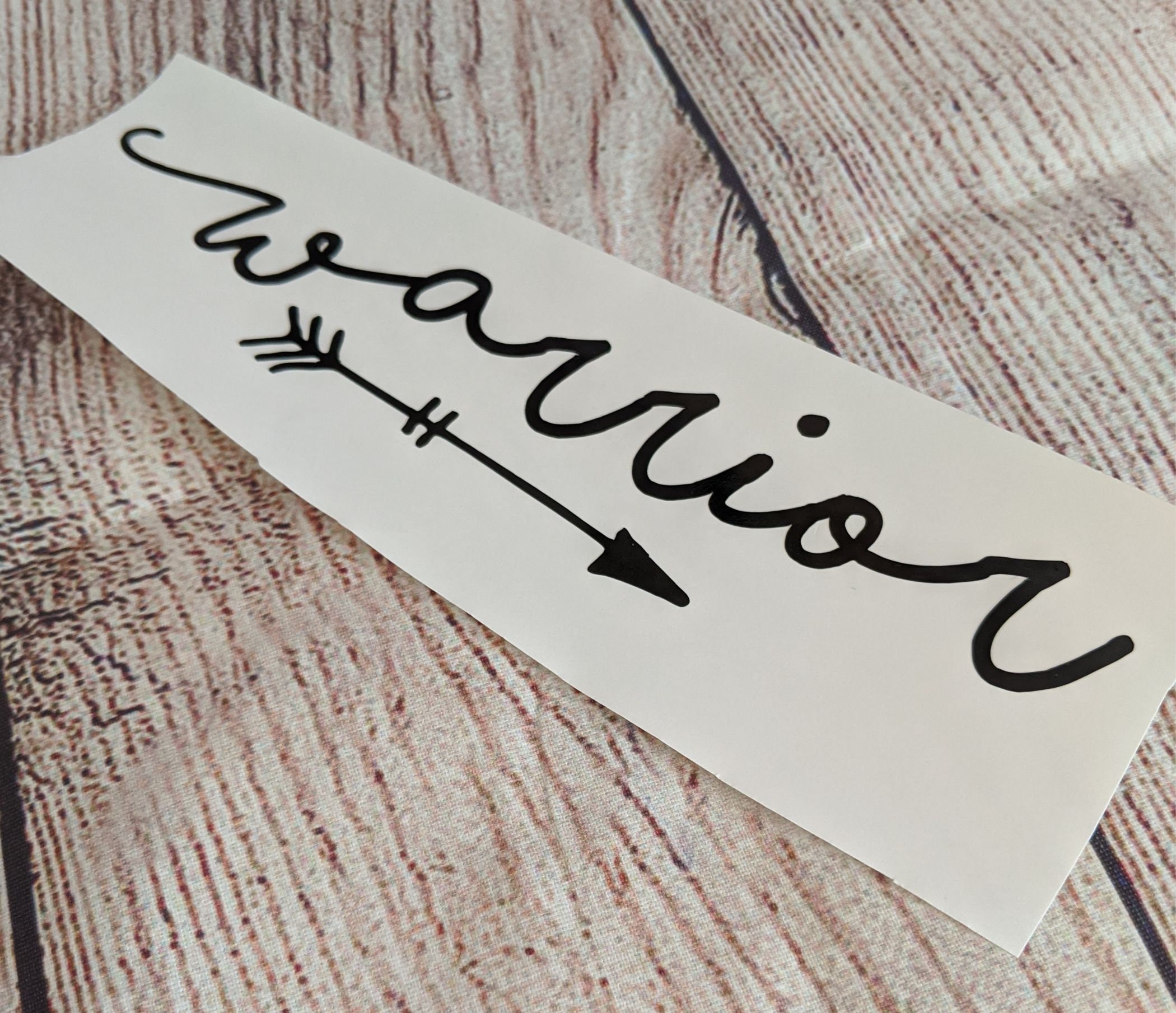 Warrior Sticker Decal - Etsy