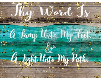 Light Unto My Path | Etsy