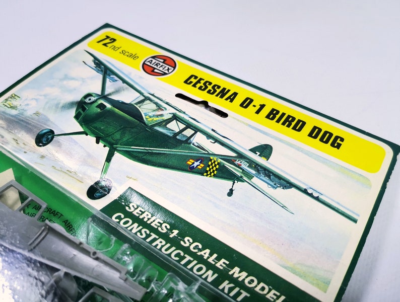 Vintage Construction Model Kit 1/72 Scale CESSNA 0-1 BIRD DOG - Etsy