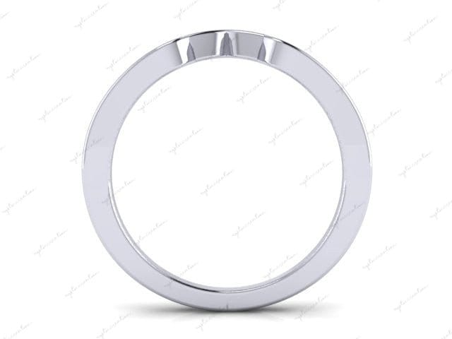 Spider Web Style Stackable Wedding Band Chevron Style - Etsy