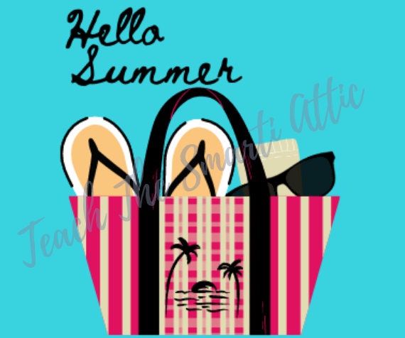 Custom Wallpaper Hello Summer Beach Bag Apple Watch Wallpaper ...