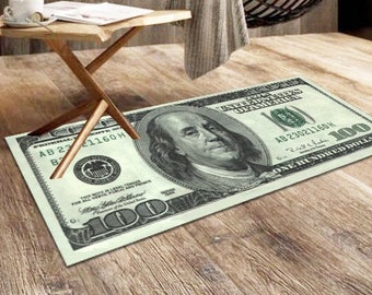 100 Dollar Bill Rug - Etsy UK