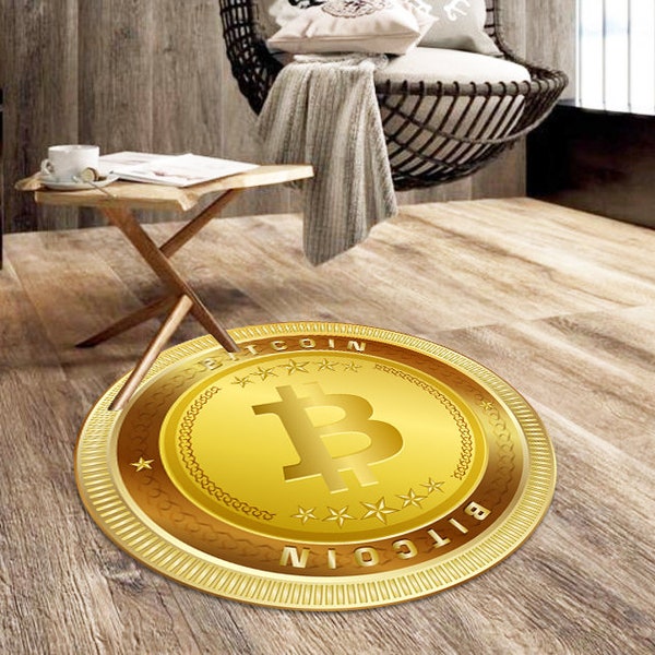 Round Logo Rug - Etsy