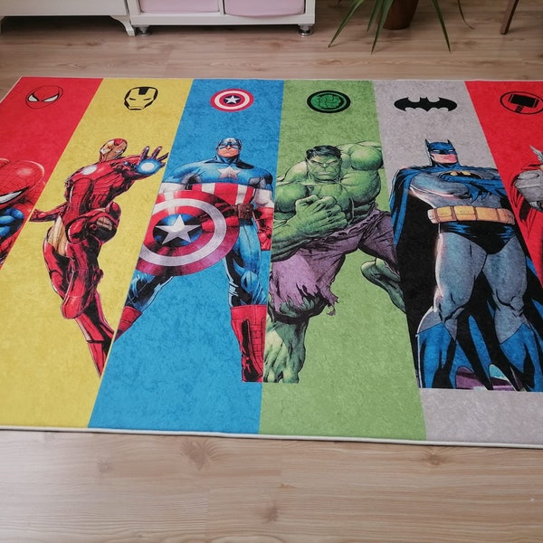 Avengers Rug - Etsy