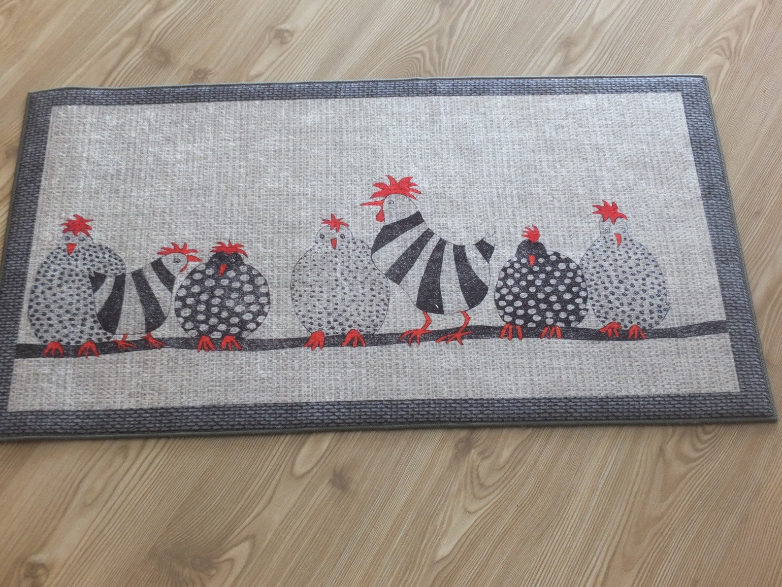 Chicken Kitchen Dining Room Runner Rug / Mat Non-skid Machine - Etsy