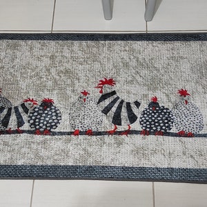 Chicken Kitchen Dining Room Runner Rug / Mat Non-skid Machine Washable ...
