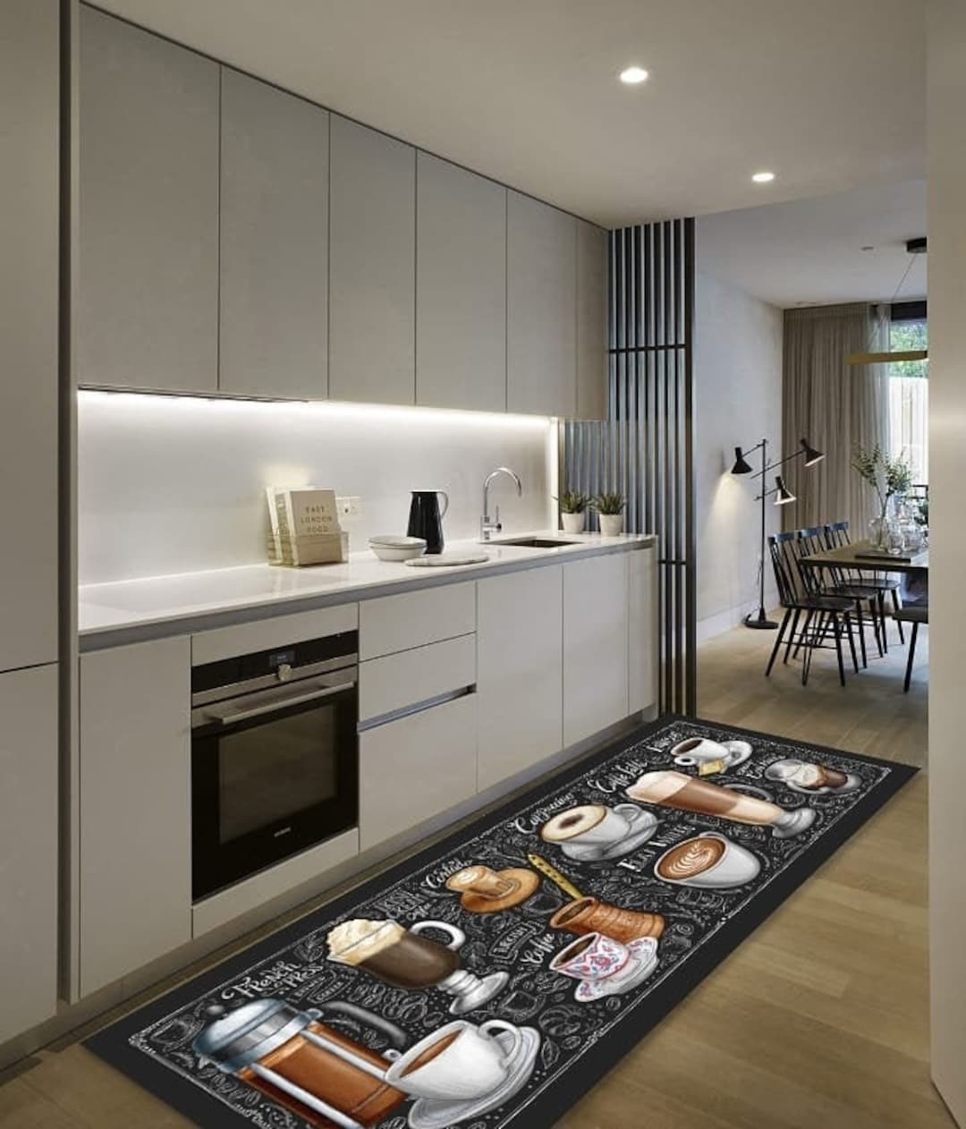 Non-slip Washable Types of Coffee Kitchen Rug Runner Mat - Etsy
