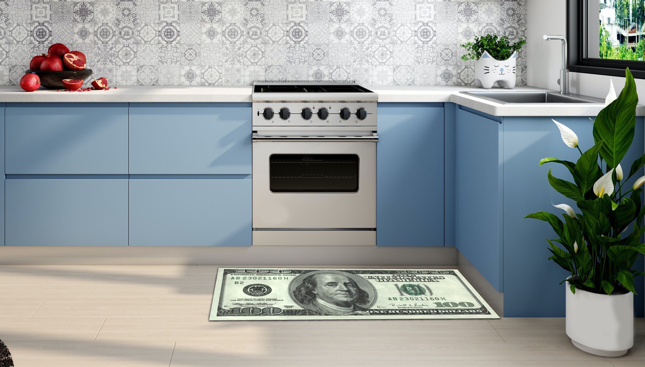 100 Dolar Bill Area Rug Money Floor Mat Carpet | Etsy UK