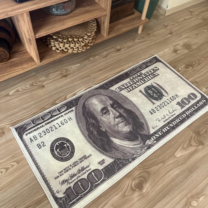 Dollars Bill Rug - Etsy