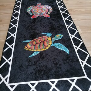 Tortoise Turtle Non-slip Washable Kitchen Rug Mat - Etsy
