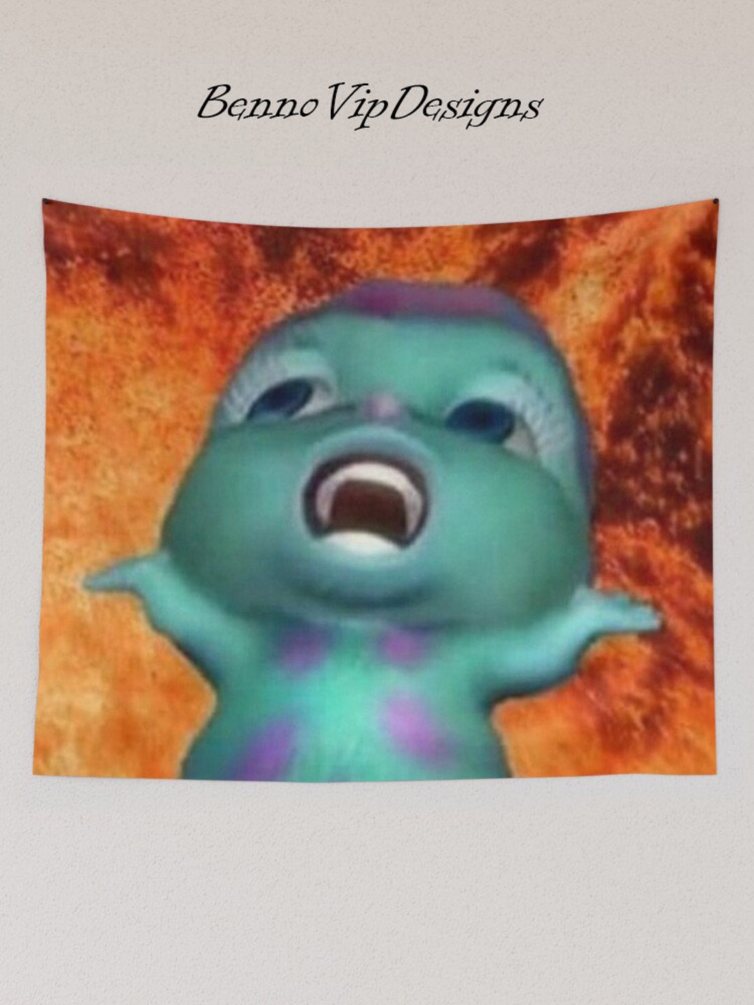 Bibble Meme Wall Tapestry, Barbie Mariposa Tapestry, Funny Meme Wall ...