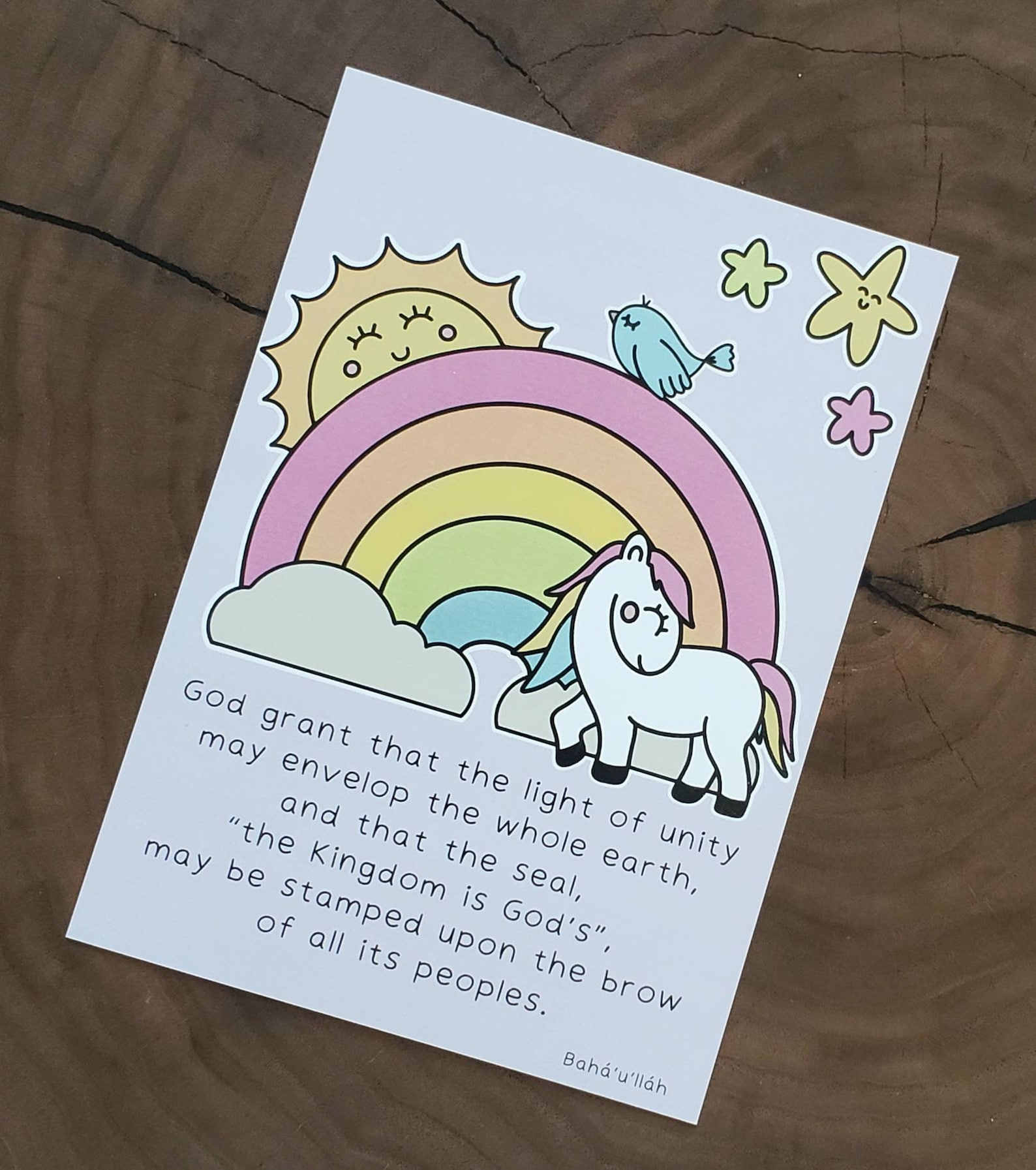 Baha'i Prayer Cards/quotation Cards/cards for Children/youth/adults ...