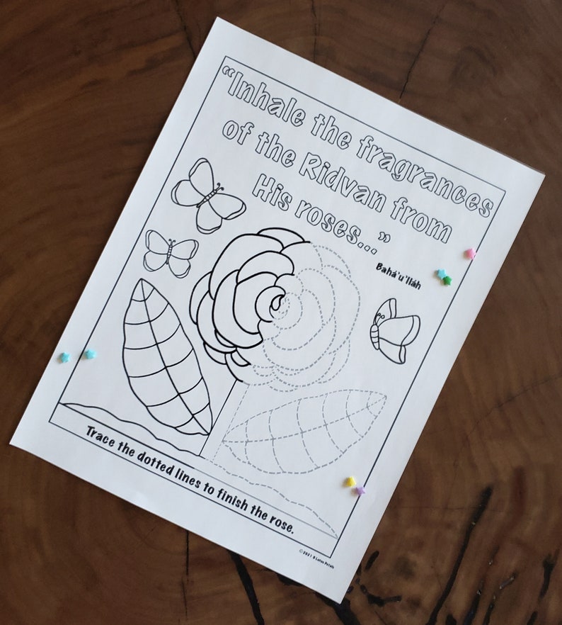 Printable Ridvan Activity Pages - Etsy