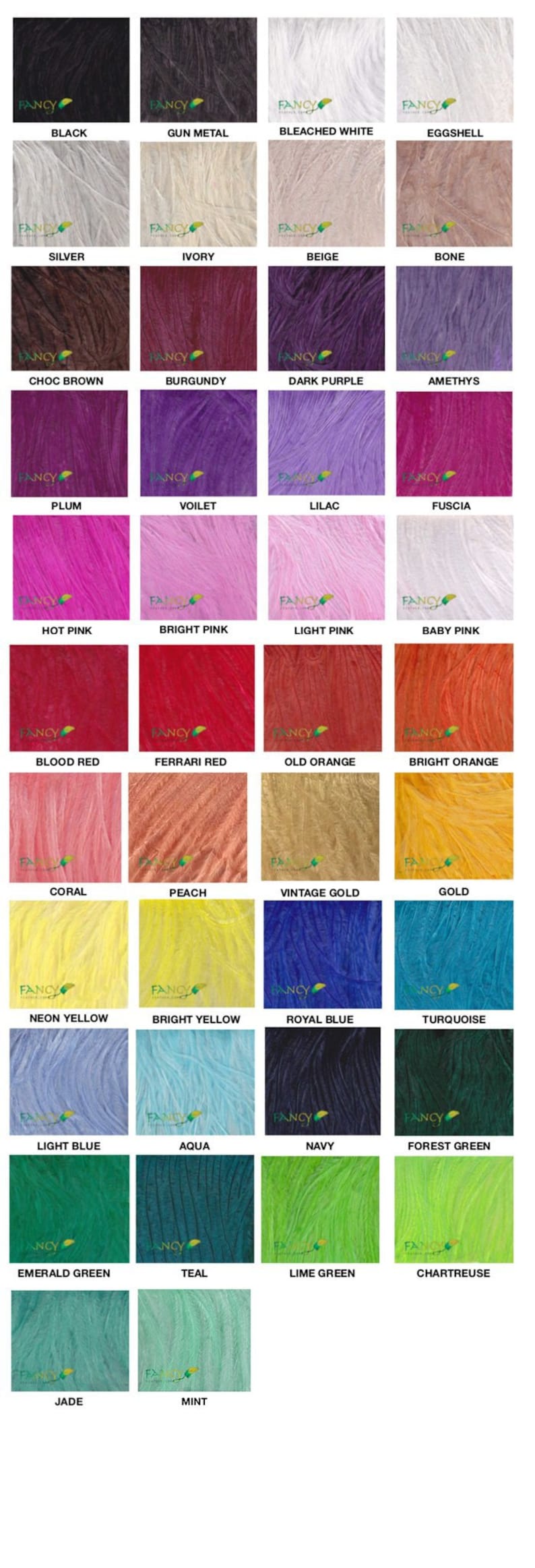 Ostrich Feather Boa 8 Ply - Etsy