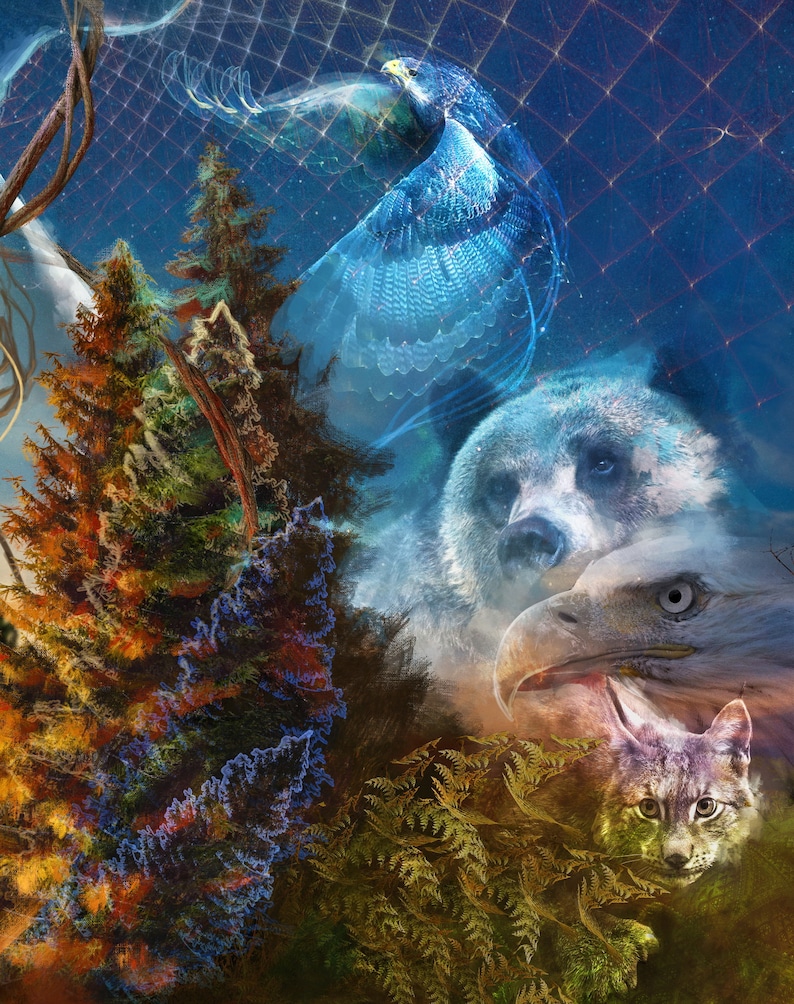 LIMITED EDITION Shaman Fine Art Paper Print vibrations - Etsy