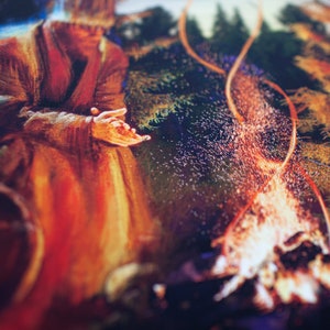 LIMITED EDITION Shaman Fine Art Paper Print "vibrations of Nature" by ...