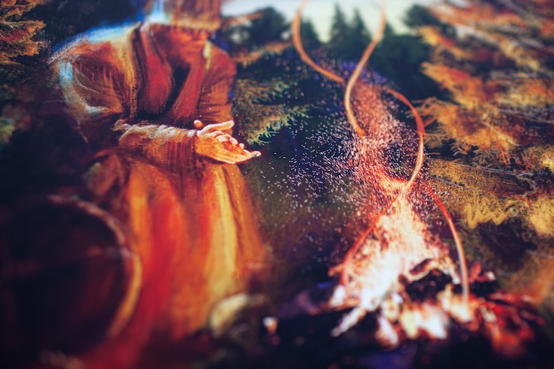 LIMITED EDITION Shaman Fine Art Paper Print vibrations - Etsy