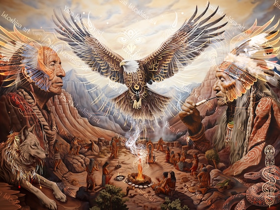 Native American Spiritual Paintings Native American Spirituality Art: