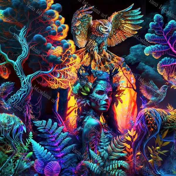 Fluorescent Blacklight Posters - Etsy
