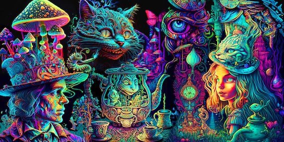 Alice In Wonderland Trippy Wallpaper