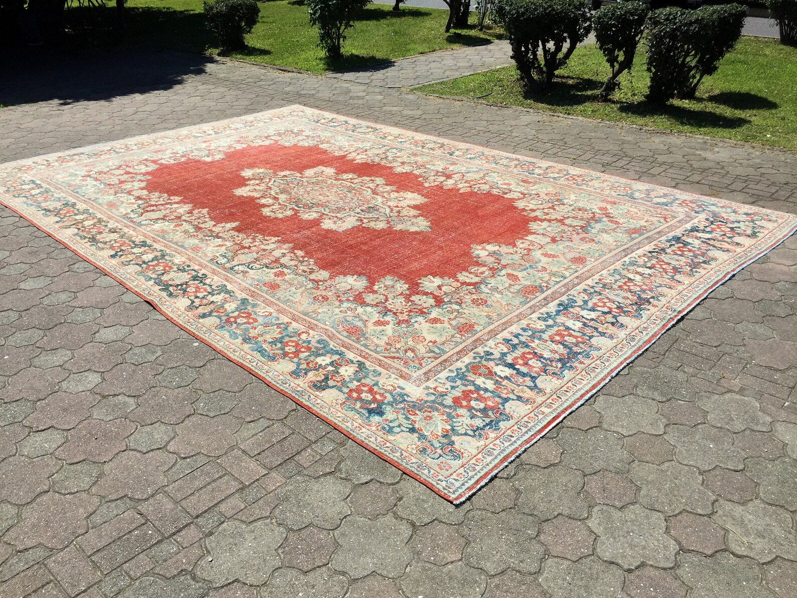 11x18 Unique Size Vintage Rug, , Handmade Rug , Living Room Rug 11'4 X ...