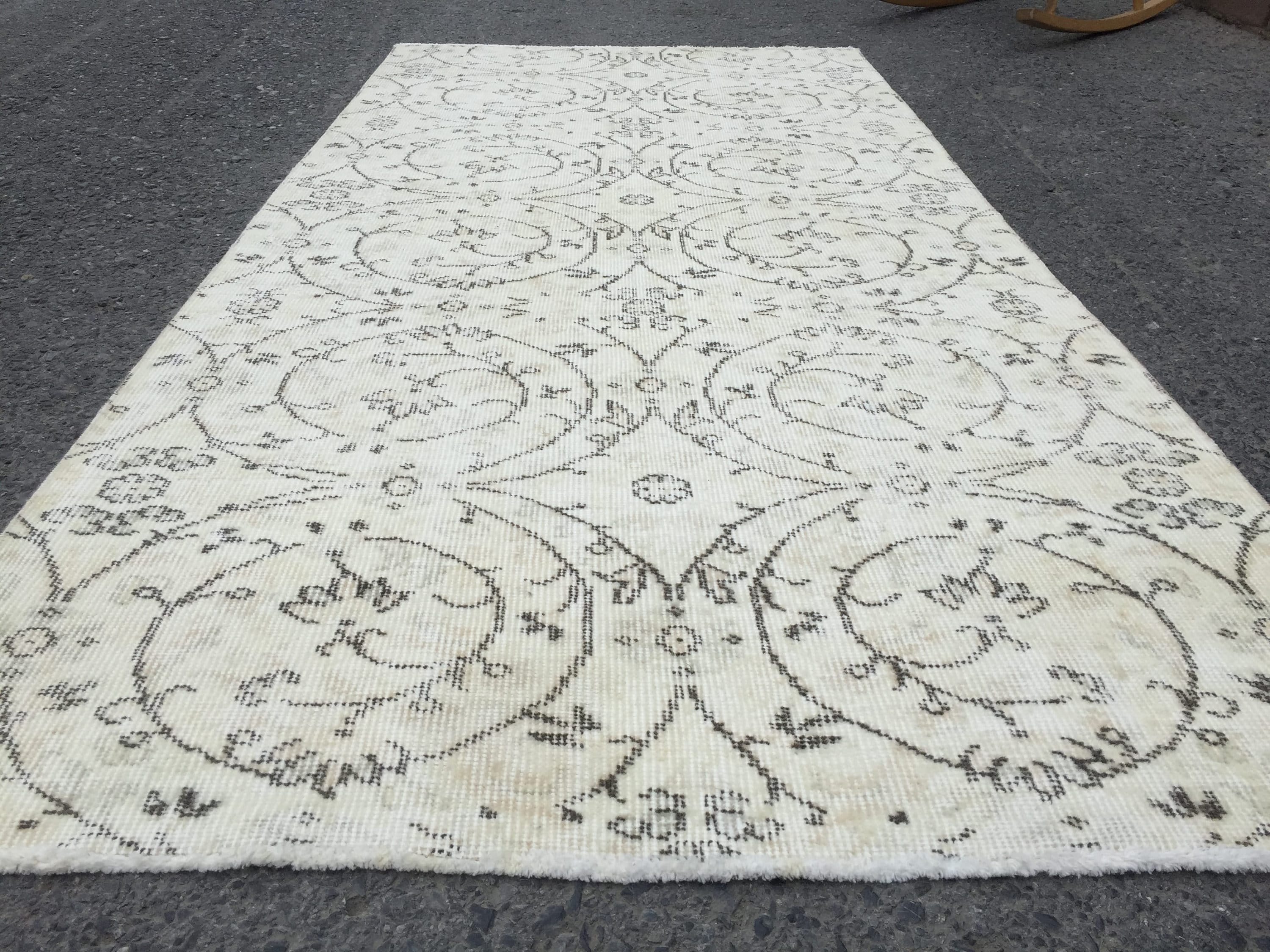 3x7 Kitchen Rug, Bathroom Runner, Retro Runner,3'2 X 6'6 Corridor ...