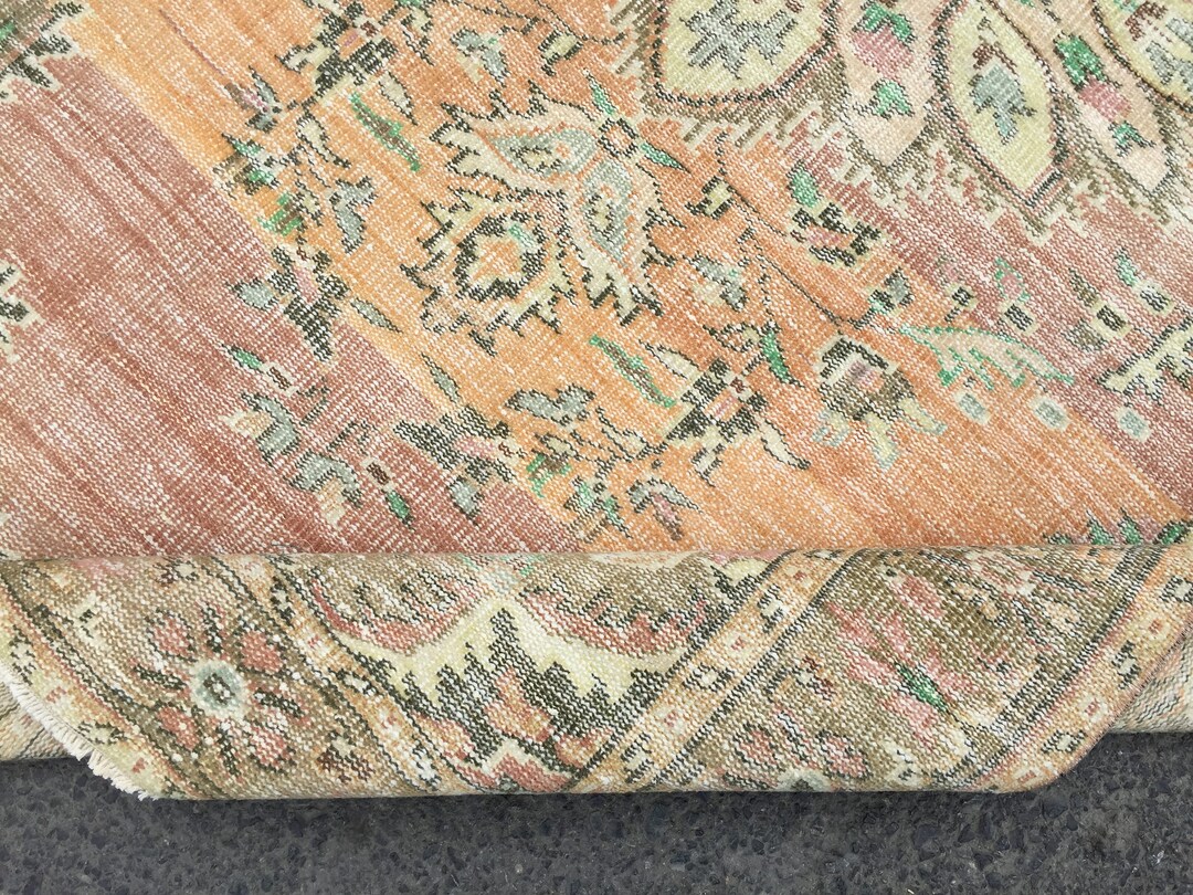 5x9 Rug for Living Room, Vintage Turkish Rug, 5'5 X 8'11 Bedroom Rug ...