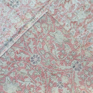 7x10 Faded Pattern Rug, Handmade Rug, Area Rug, 6'7 X 9'11 Vintage Rug ...