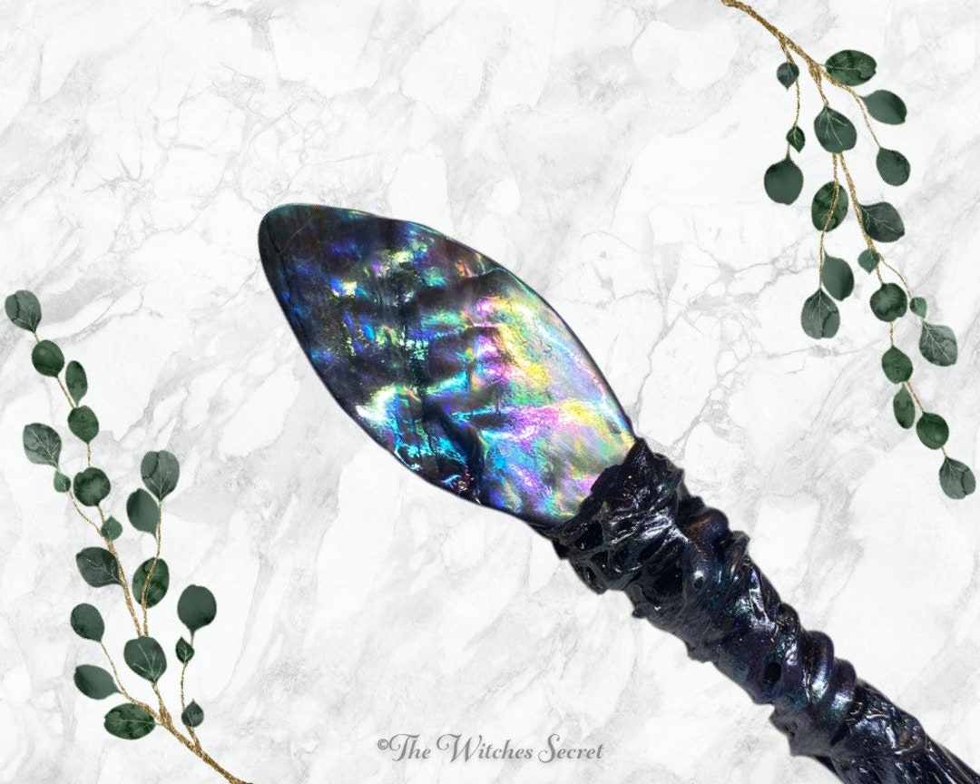 Magic Wand, Abalone Shell Wand, Witch Wand, Gift for Witch, Witchy Gift ...