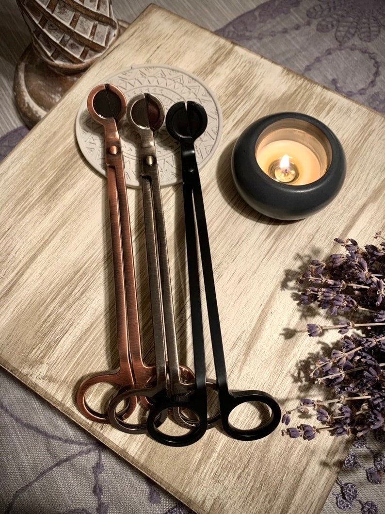 Candle Wick Trimmer | Wick Cutter | Copper | Bronze | Matte Black ...