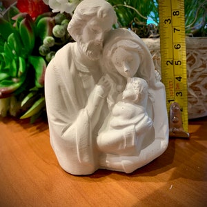 Concrete Holy Family Statue | Nativity Scene | Jesus Mary Joseph | Religious Decor | Religious ...