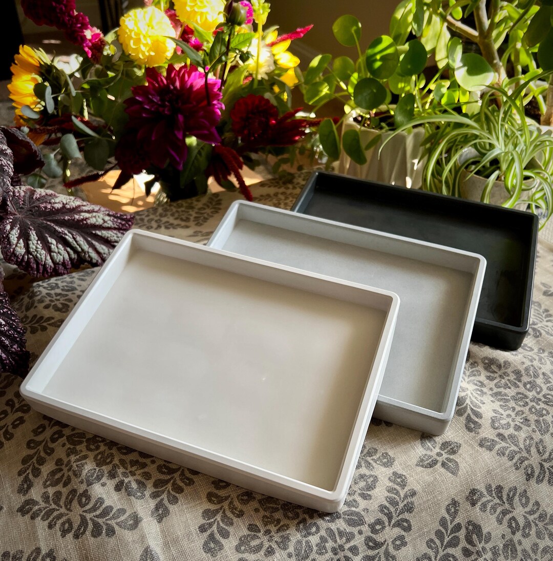 Rectangular Concrete Tray Coffee Table Tray Cement Tray Trinket Tray ...