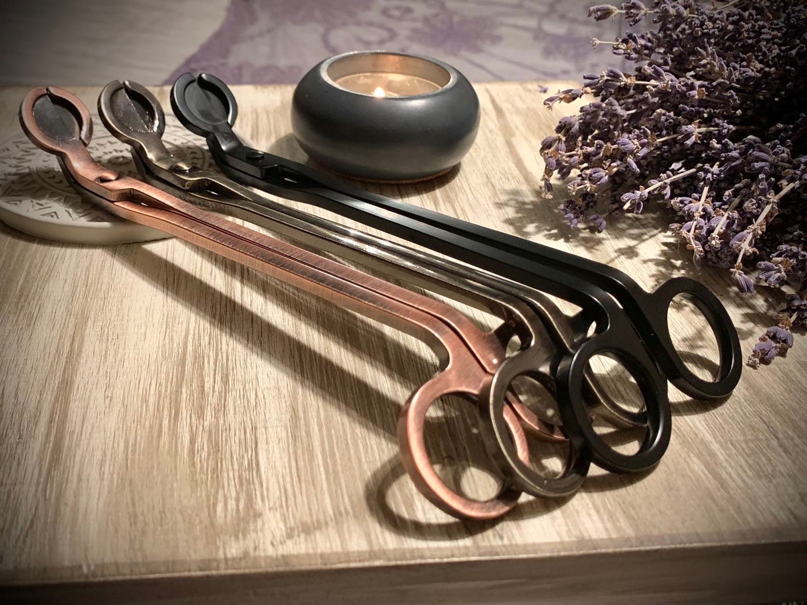 Candle Wick Trimmer | Wick Cutter | Copper | Bronze | Matte Black ...