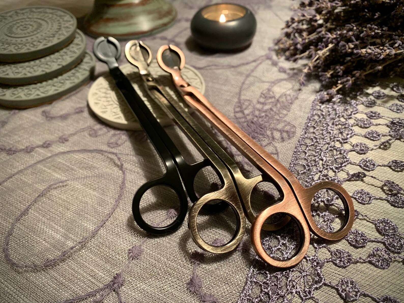 Candle Wick Trimmer | Wick Cutter | Copper | Bronze | Matte Black ...