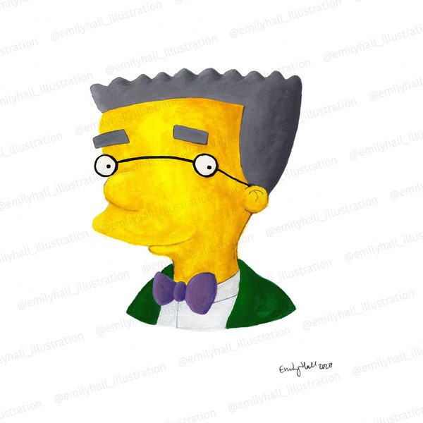 Simpsons Waylon Smithers - Etsy