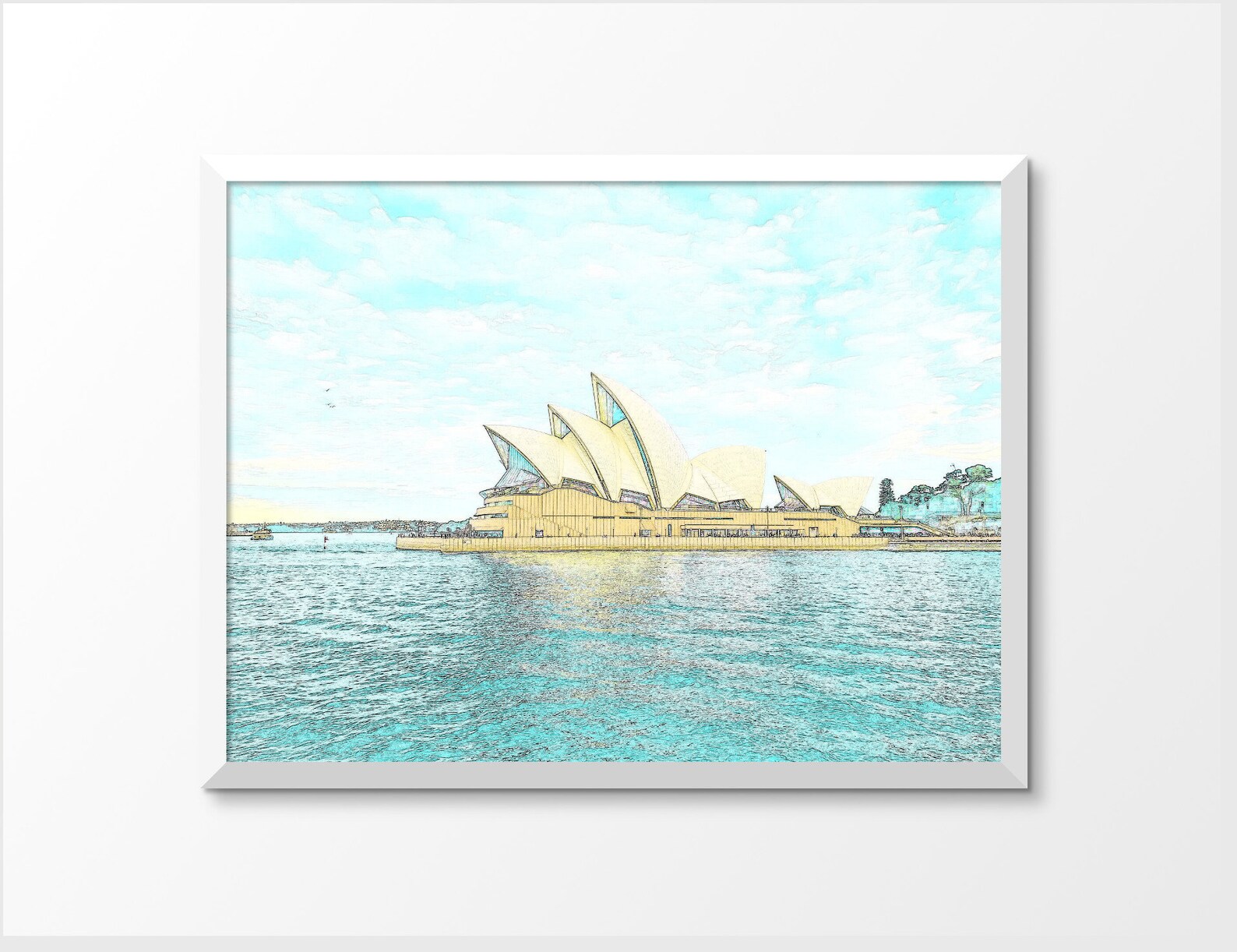 Sydney Opera House Poster Australia Wall Art Sydney Opera | Etsy