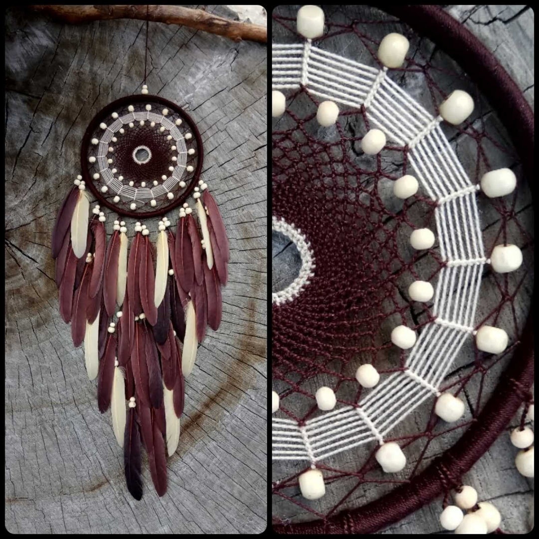 Native American Dream Catcher Wall Hanging | Brown Dream Catcher ...