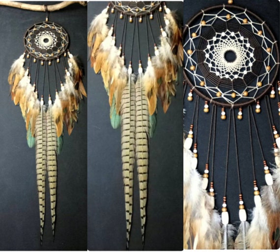 Traditional Authentic Dreamcatcher. Boho Dream Catcher - Etsy
