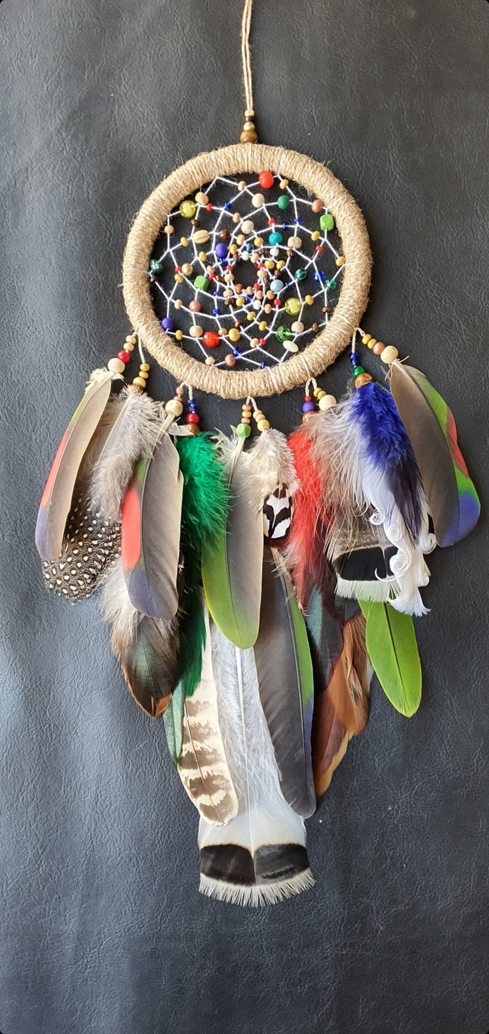 Native American Gift Authentic Dream Catcher Wooden Hoops and | Etsy