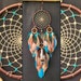 Native American Gift Authentic Dream Catcher Wooden Hoops and Natural ...
