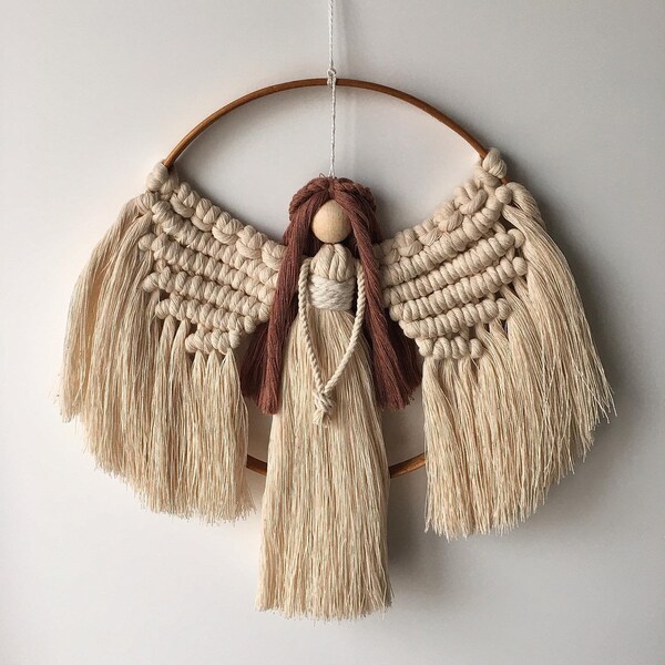 Macrame Angel - Etsy