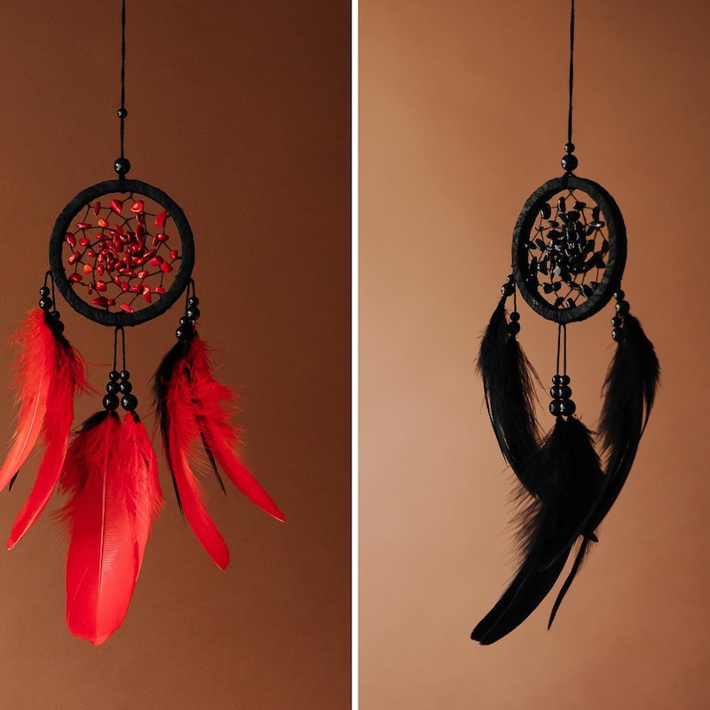 Red Dreamcatcher Office - Etsy