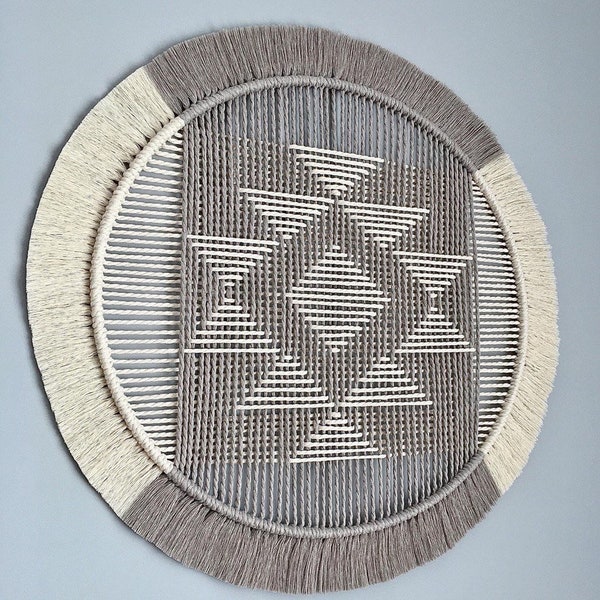 Round Macrame Wall Hanging - Etsy